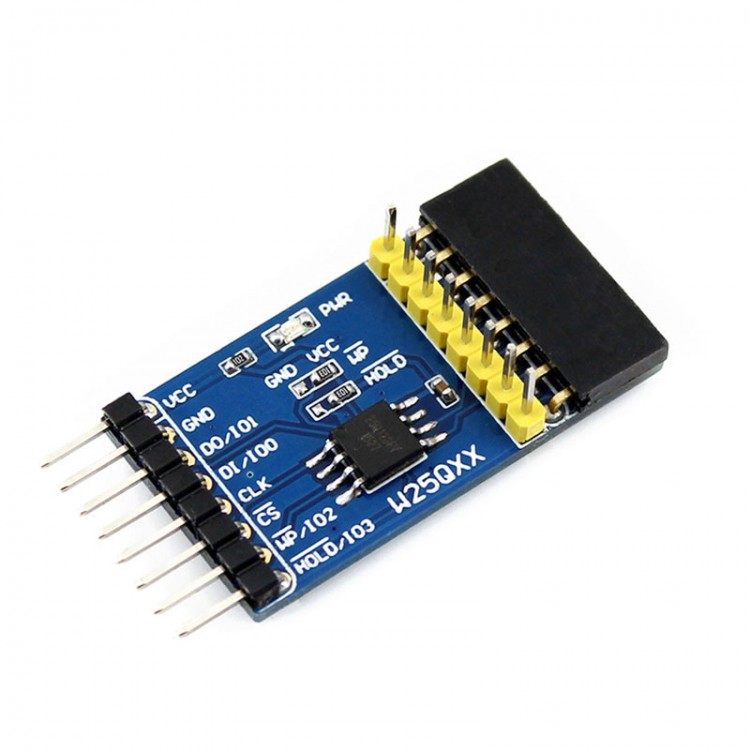 Waveshare W25q128fv Module 128m Bit Flash Dataflash Board For Arduino Support Stm32f7 Free 