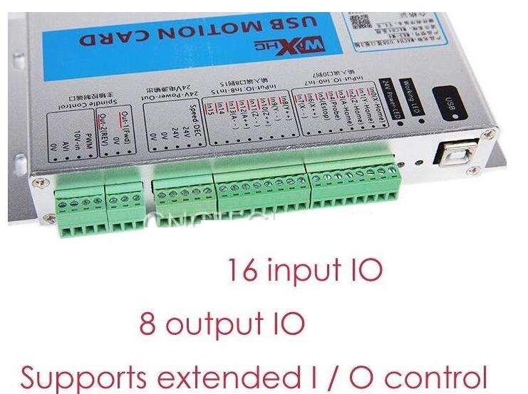 Usb 2mhz Mach4 Cnc 6 Axis Motion Control Card Breakout Board For