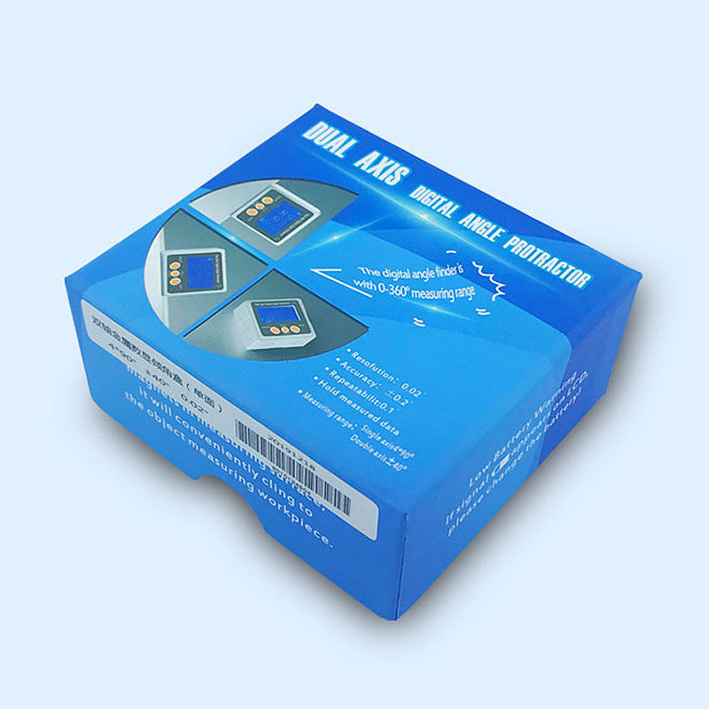 Dual Axis Digital Angle Protractor High Precision Inclinometer ±40° On