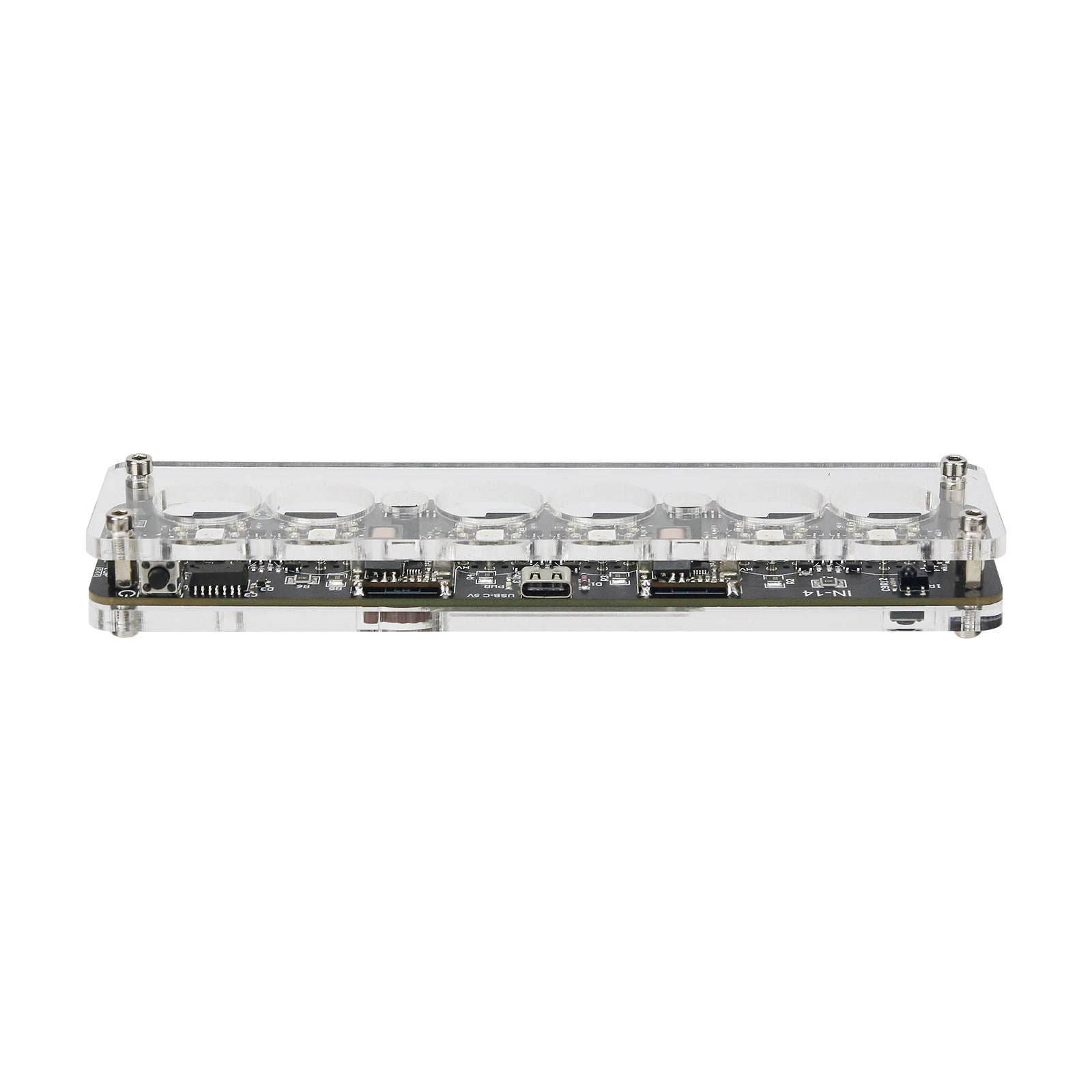 IN-14 6-Digit Nixie Tube Clock Desktop Clock Advanced Version w/ Remot