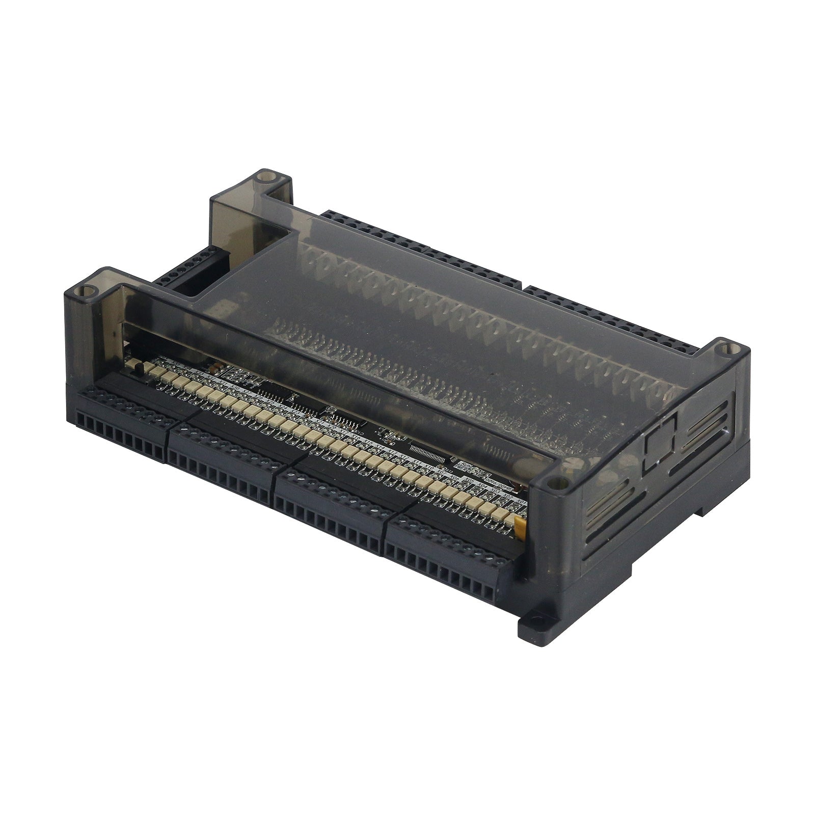 FX3U-56MRT Industrial High-Speed PLC Control Board with Transparent Ba