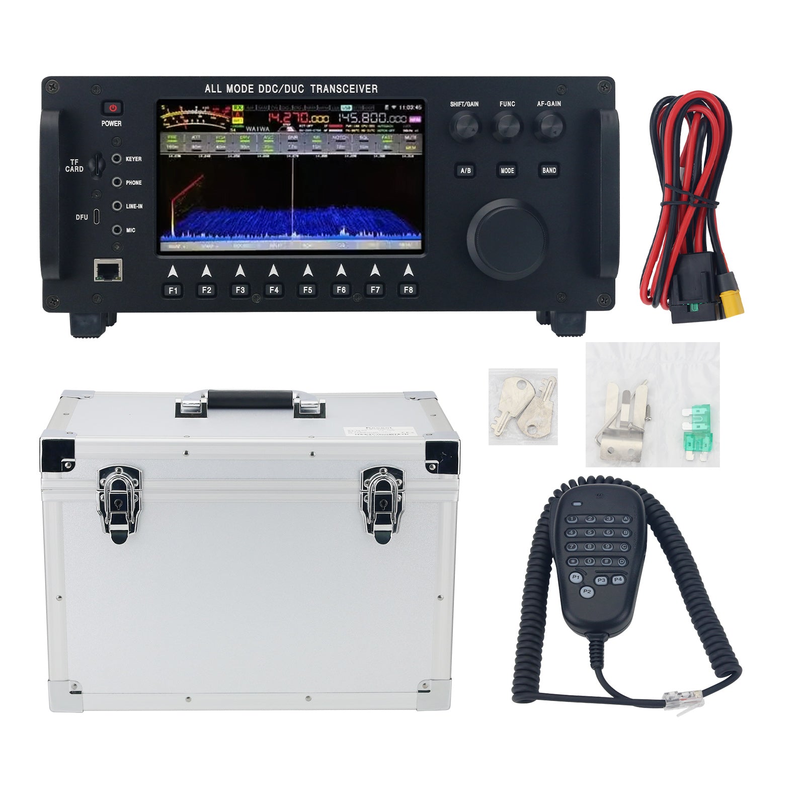 HAMGEEK RS-998 Wolf SDR 100W HF+UV All Mode Transceiver Mobile Radio w