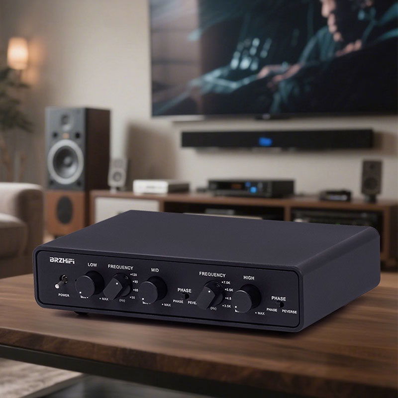 BRZHIFI EN3 HiFi 2/3 Channel Electronic Frequency Division Preamplifie