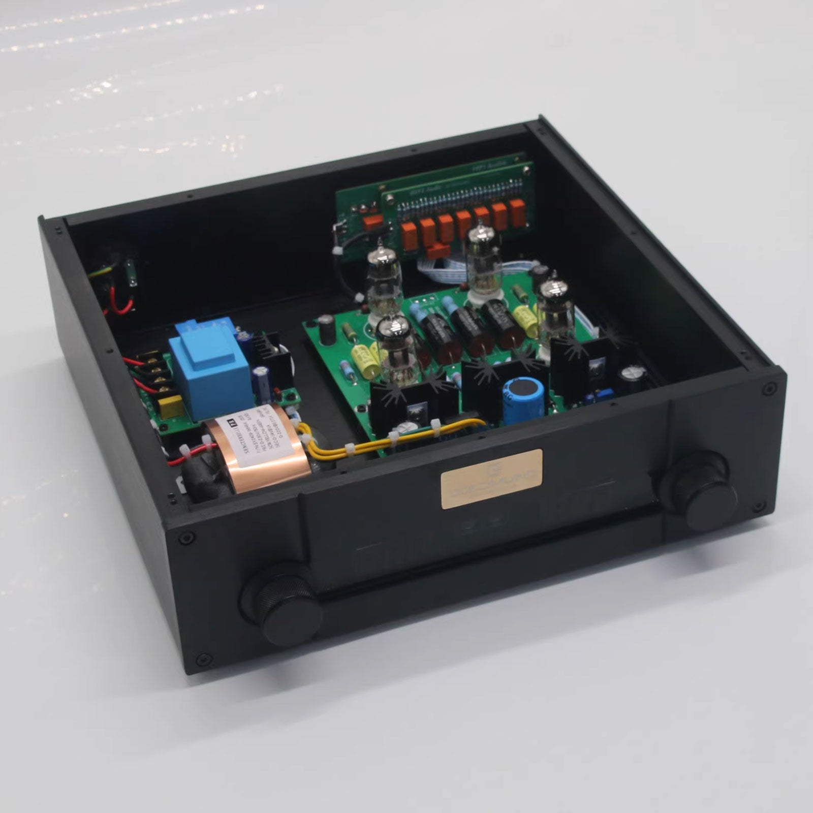 PRT12A Upgraded 2-Channel Tube Preamp Imported Capacitors (AC 230V Inp