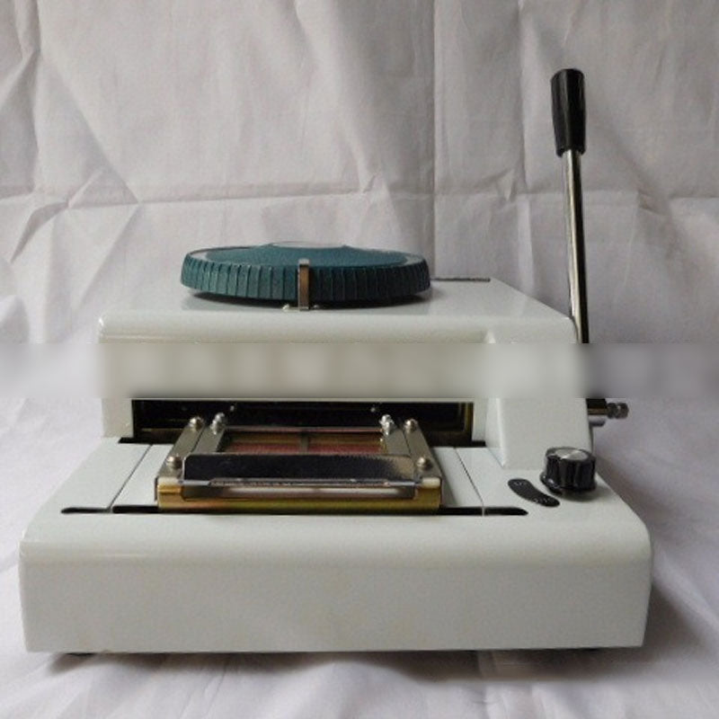 DMJ-52D Stainless Steel Manual Embossing Machine Dog Tag Convex Charac