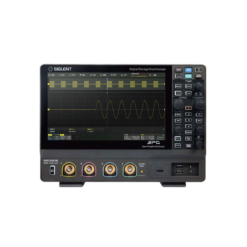 SDS1102X HD 12Bit High Resolution 100MHz 2GSa/s 2-Channel Digital Osci