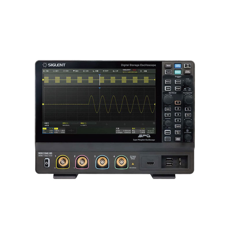SDS1104X HD 12Bit High Resolution 100MHz 2GSa/s 4-Channel Digital Osci