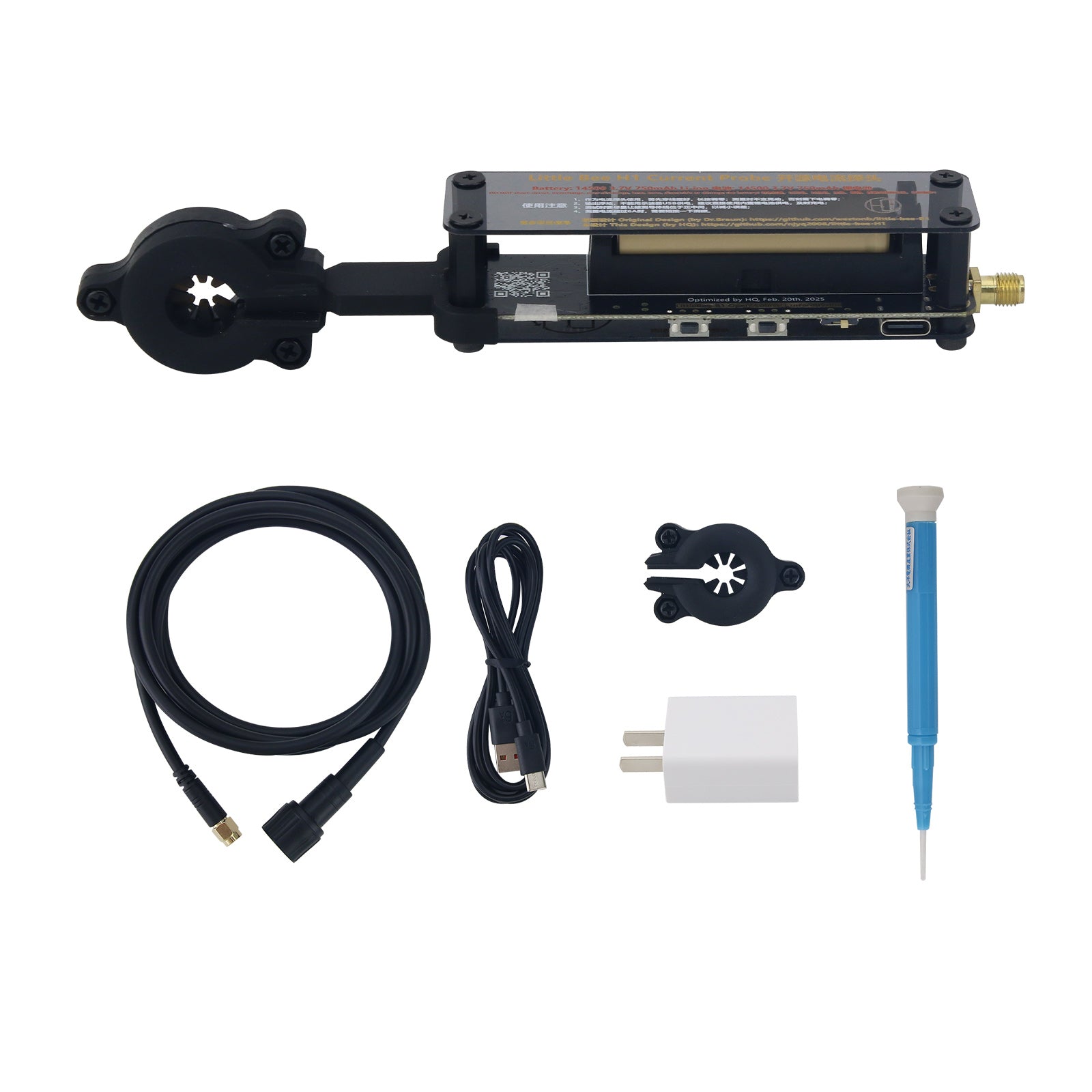 30MHz Opensource DIY Current Probe AC/DC High Frequency Magnetic Field