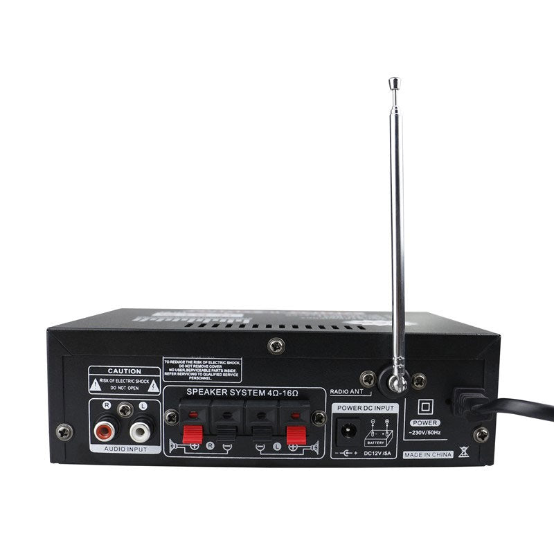 AV-198BT Bluetooth5.0 Multifunctional Mini Power Amplifier USB SD FM H