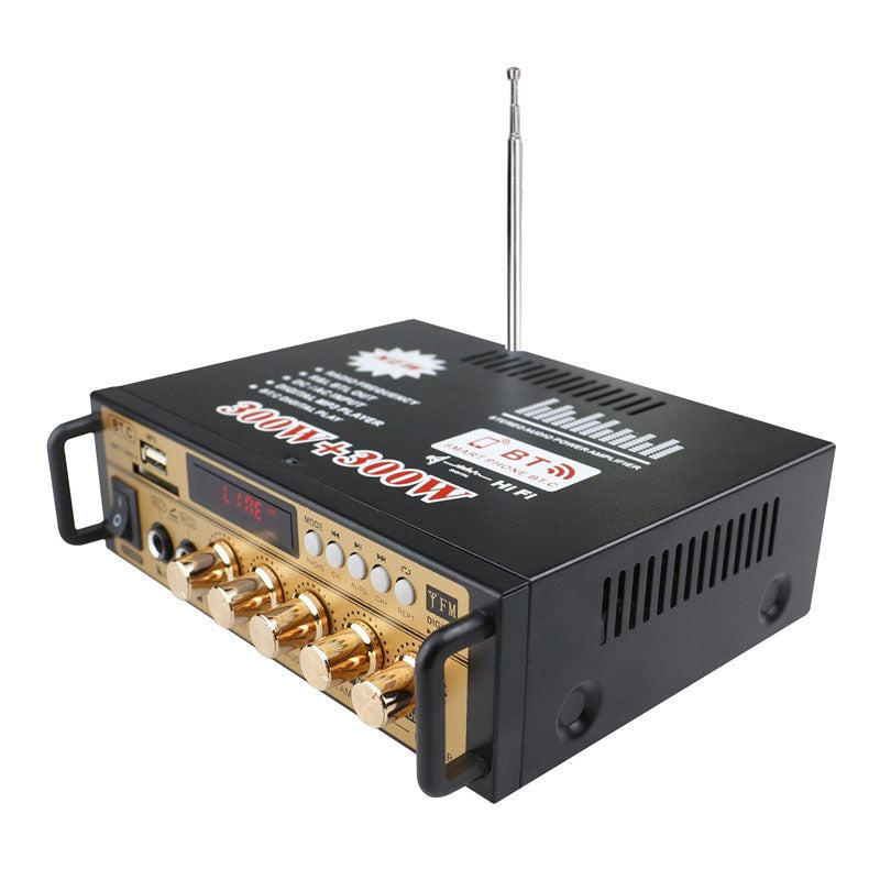 AV-198BT Bluetooth5.0 Multifunctional Mini Power Amplifier USB SD FM H