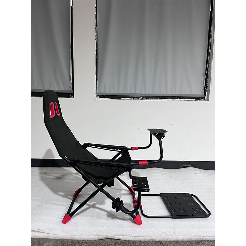 HappyGame Foldable Racing Simulator Cockpit Sim Racing Cockpit 150KG L