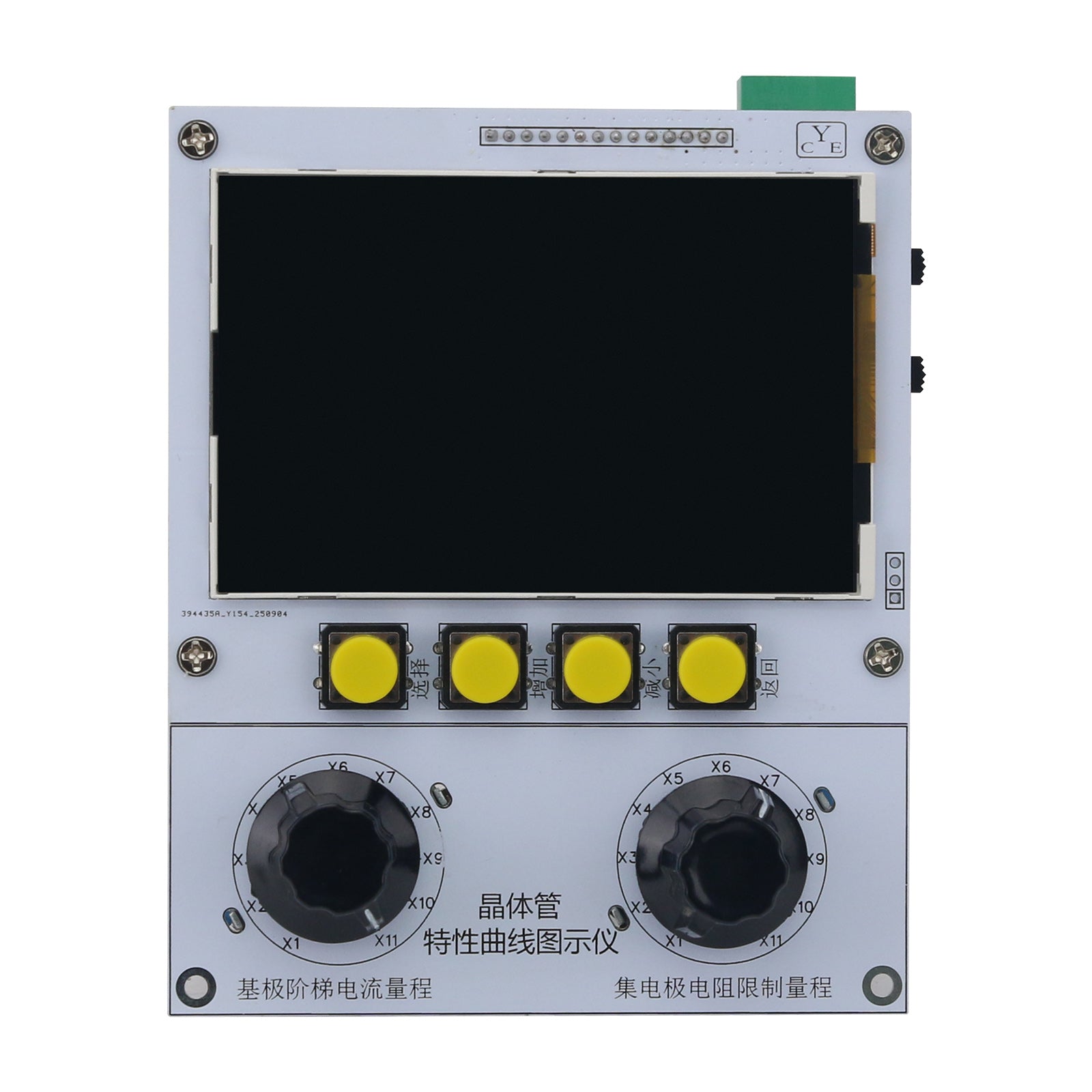 Transistor Tracer Transistor Characteristic Curve Tester with 4-inch T