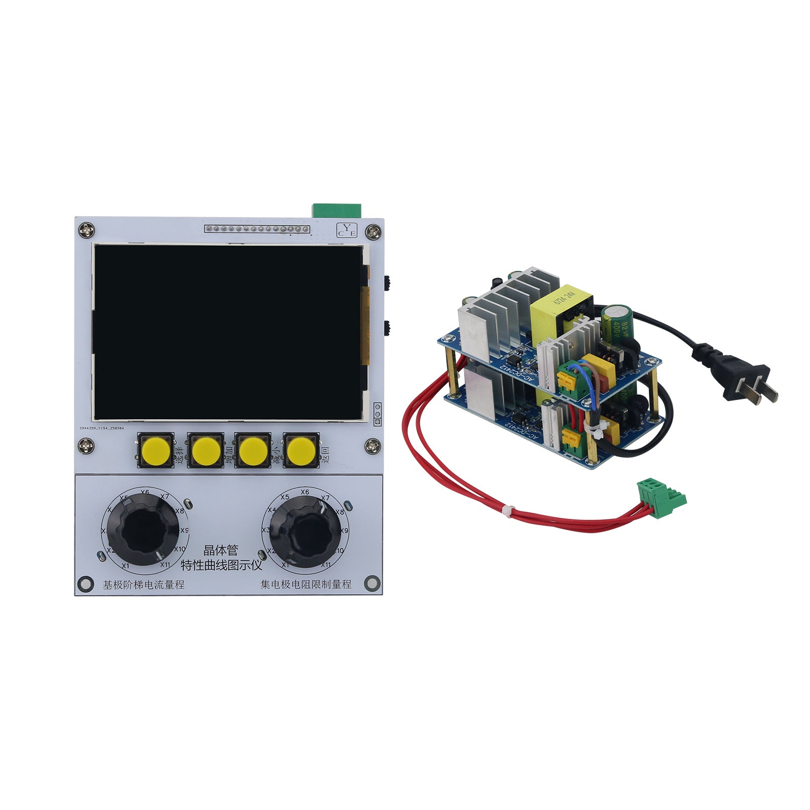 Transistor Tracer Transistor Characteristic Curve Tester with 4-inch T