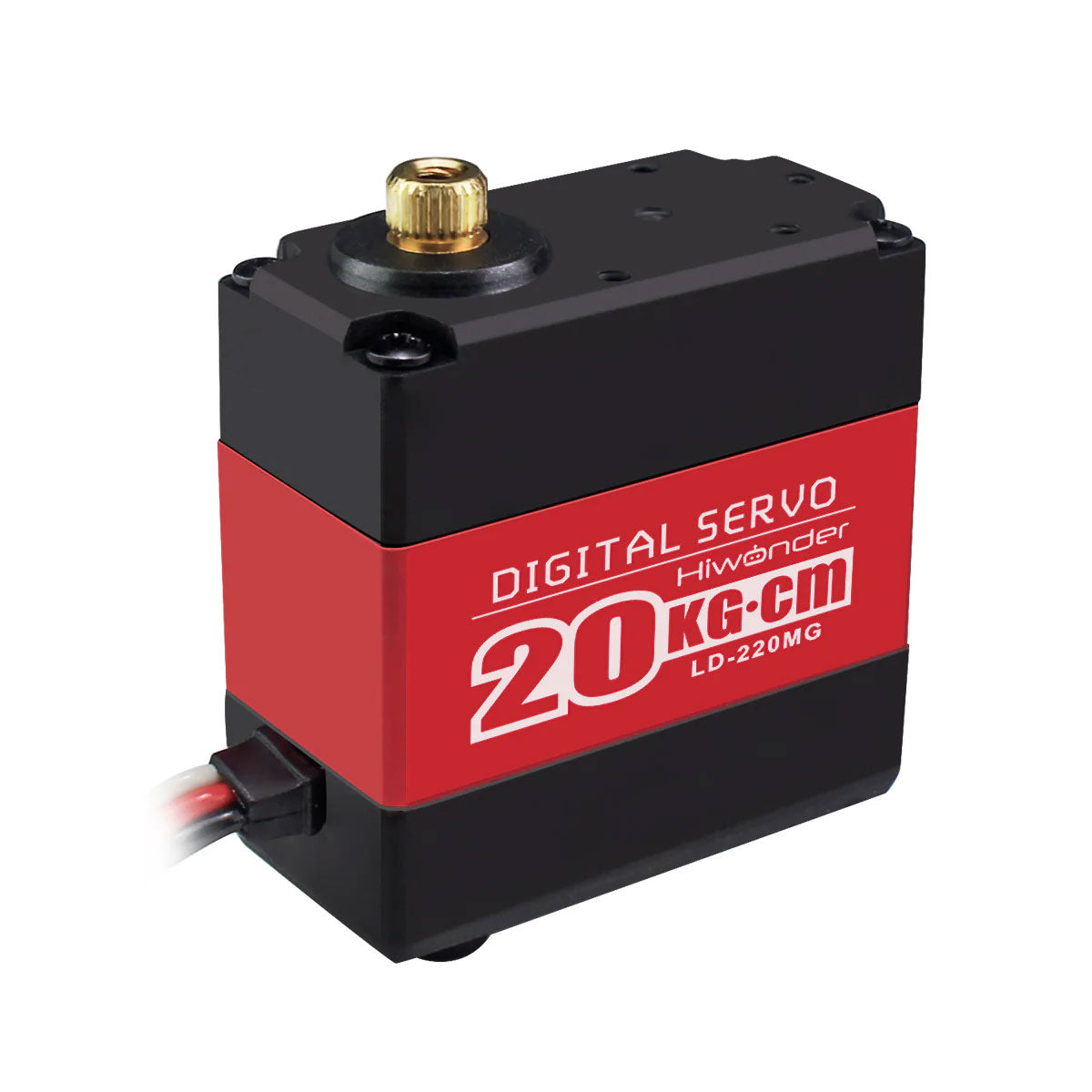 Hiwonder LD-220MG 20KG High Torque Servo Dual-Shaft Digital Servo Meta