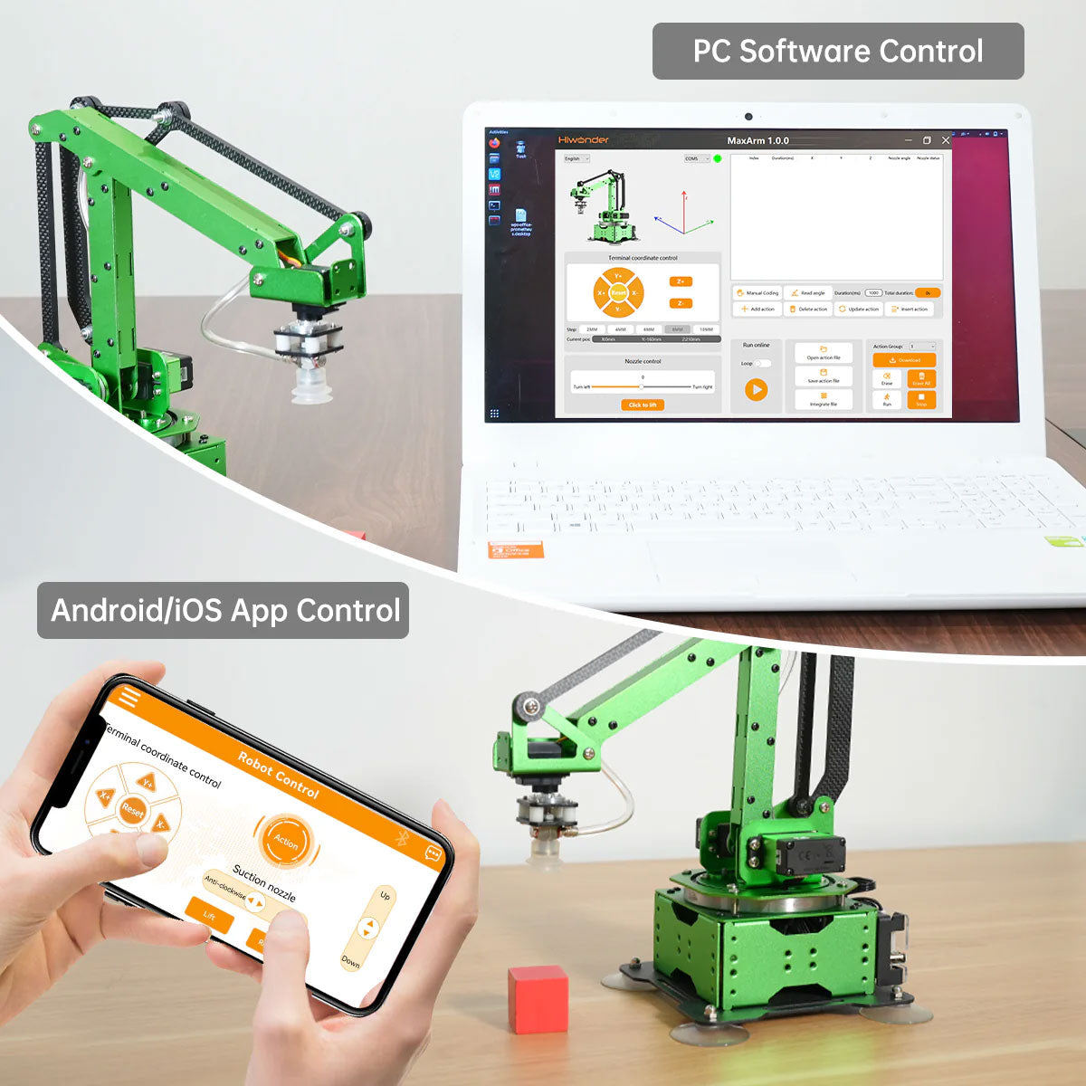 Hiwonder MaxArm 4DOF Robot Arm Open-Source Robotic Arm (Starter Versio
