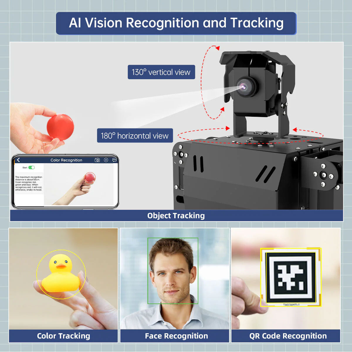 Hiwonder AiNex AI Vision Humanoid Robot Biped Robot 24DOF Standard Ver