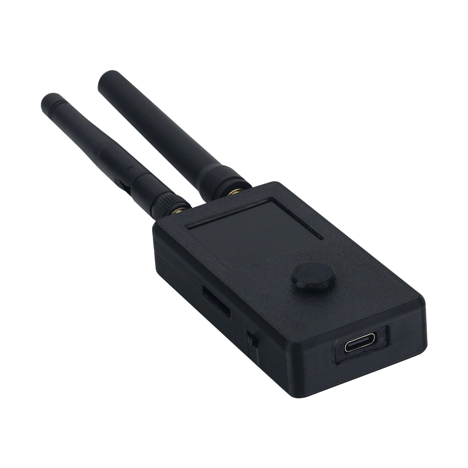 Black 3D-Printed Mini ESP32 Marauder Development Board Positioning Mod