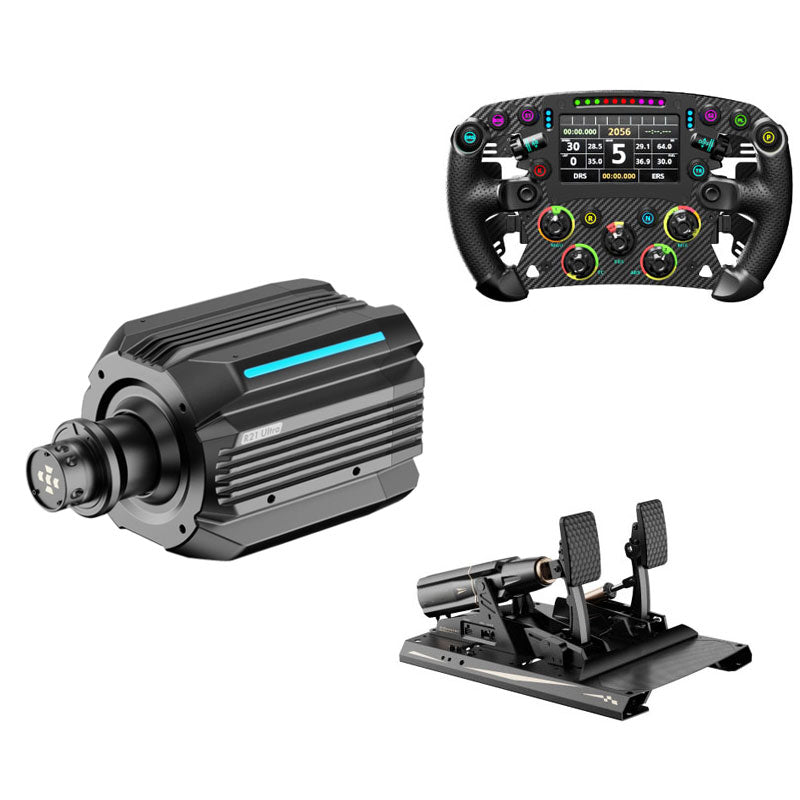 MOZA R21 Ultra 21NM DD Wheel Base + 11" FSR2 Steering Wheel + mBo