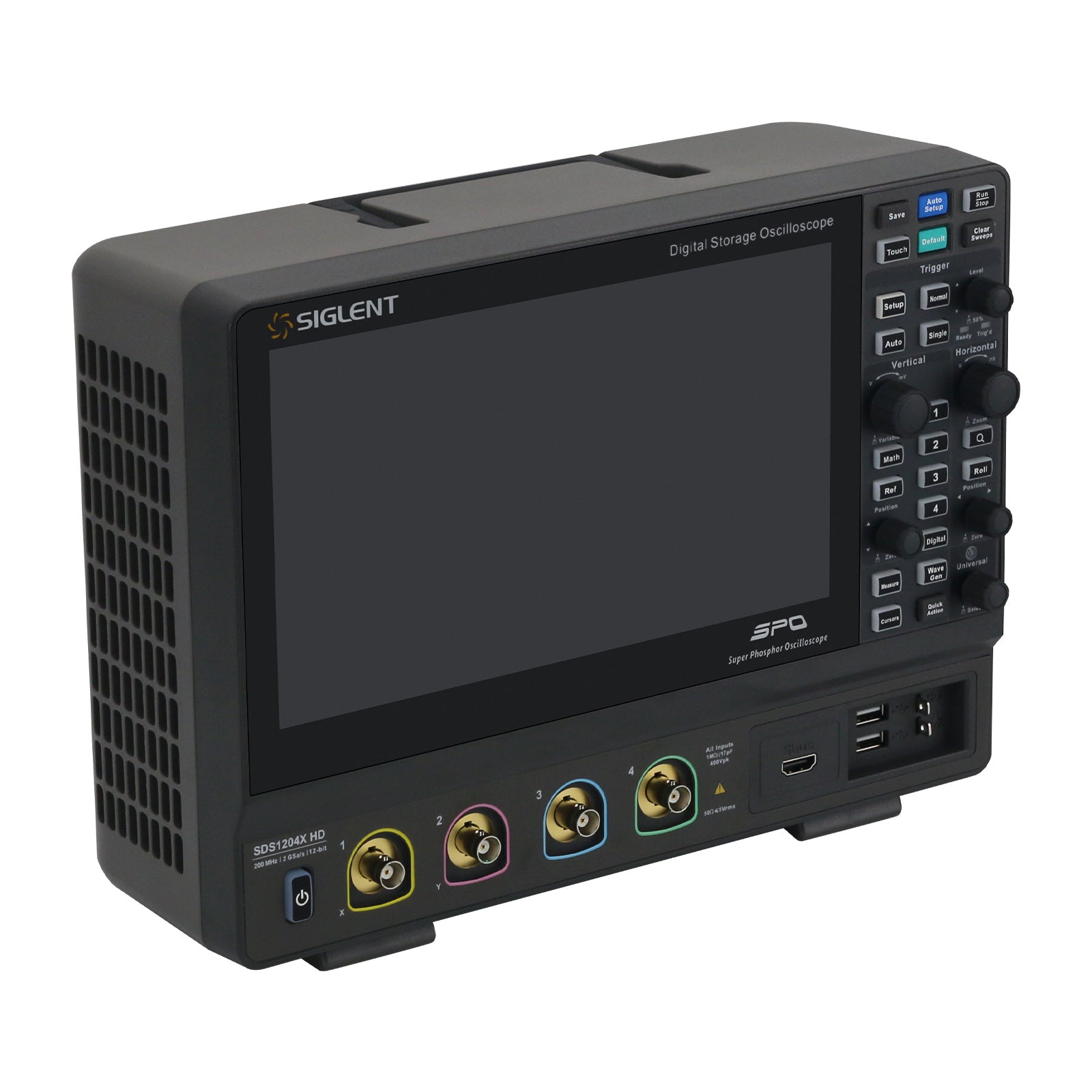 SDS1204X HD 12Bit High Resolution 200MHz 2GSa/s 4-Channel Digital Osci