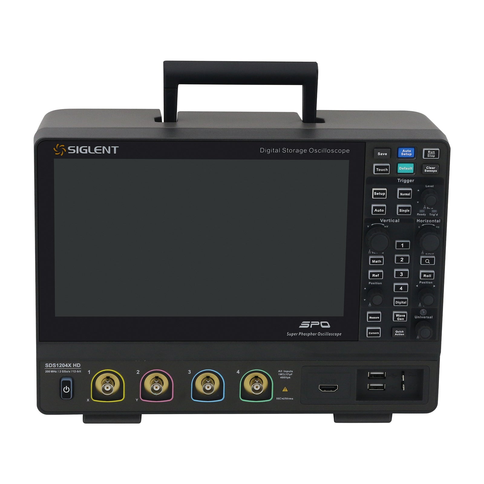 SDS1204X HD 12Bit High Resolution 200MHz 2GSa/s 4-Channel Digital Osci