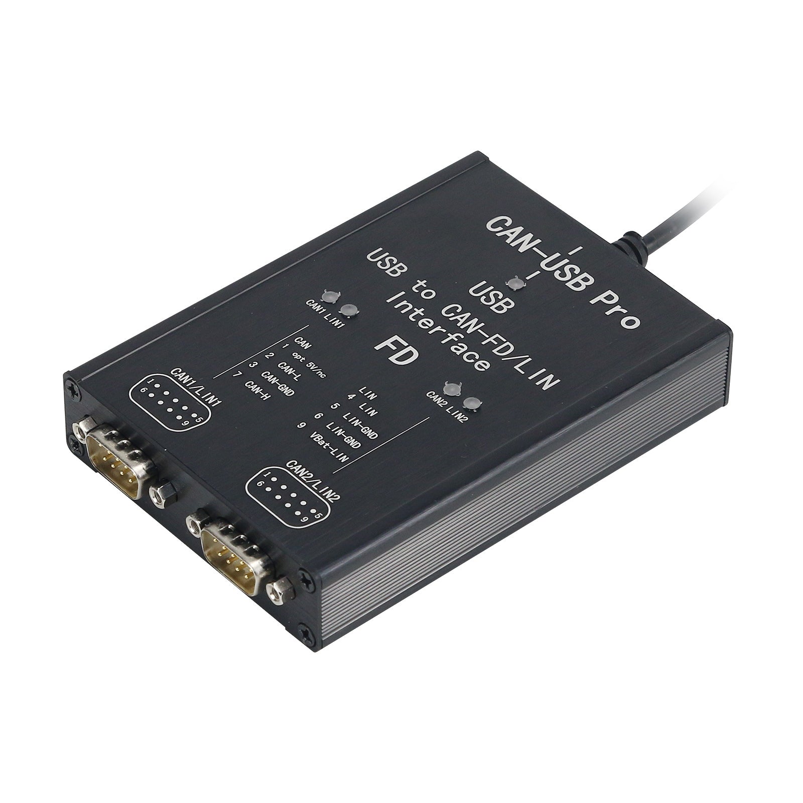 SYSMAX PCAN FD Lite 5Mbit/s USB to CAN Adapter 2CH CAN FD Compatible w