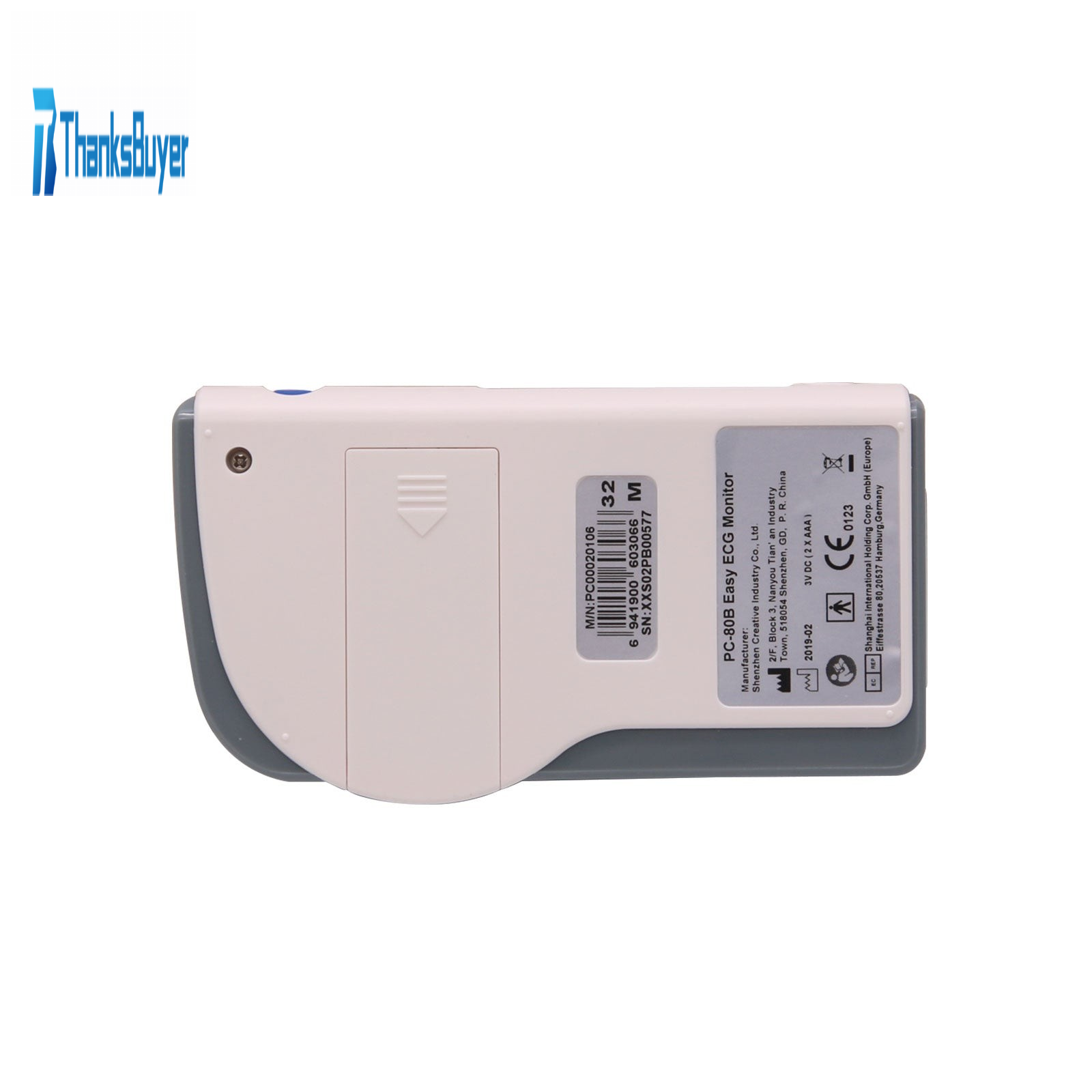 Handheld ECG Monitor Portable EKG Monitor Color Patient Monitor + Lead