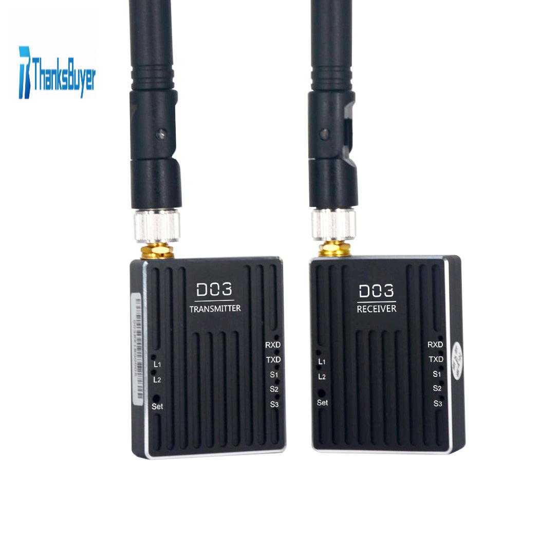 D03 FPV Transmitter and Receiver 60KM for UAV Ground Station PIX Fligh
