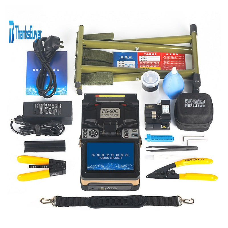FS-60C Core Alignment Fusion Splicer Automatic Optical Fiber Splicing