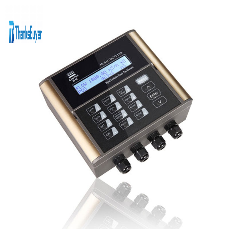 Wall Mounted Ultrasonic Flow Meter Clamp On Type For Liquids Water 25-
