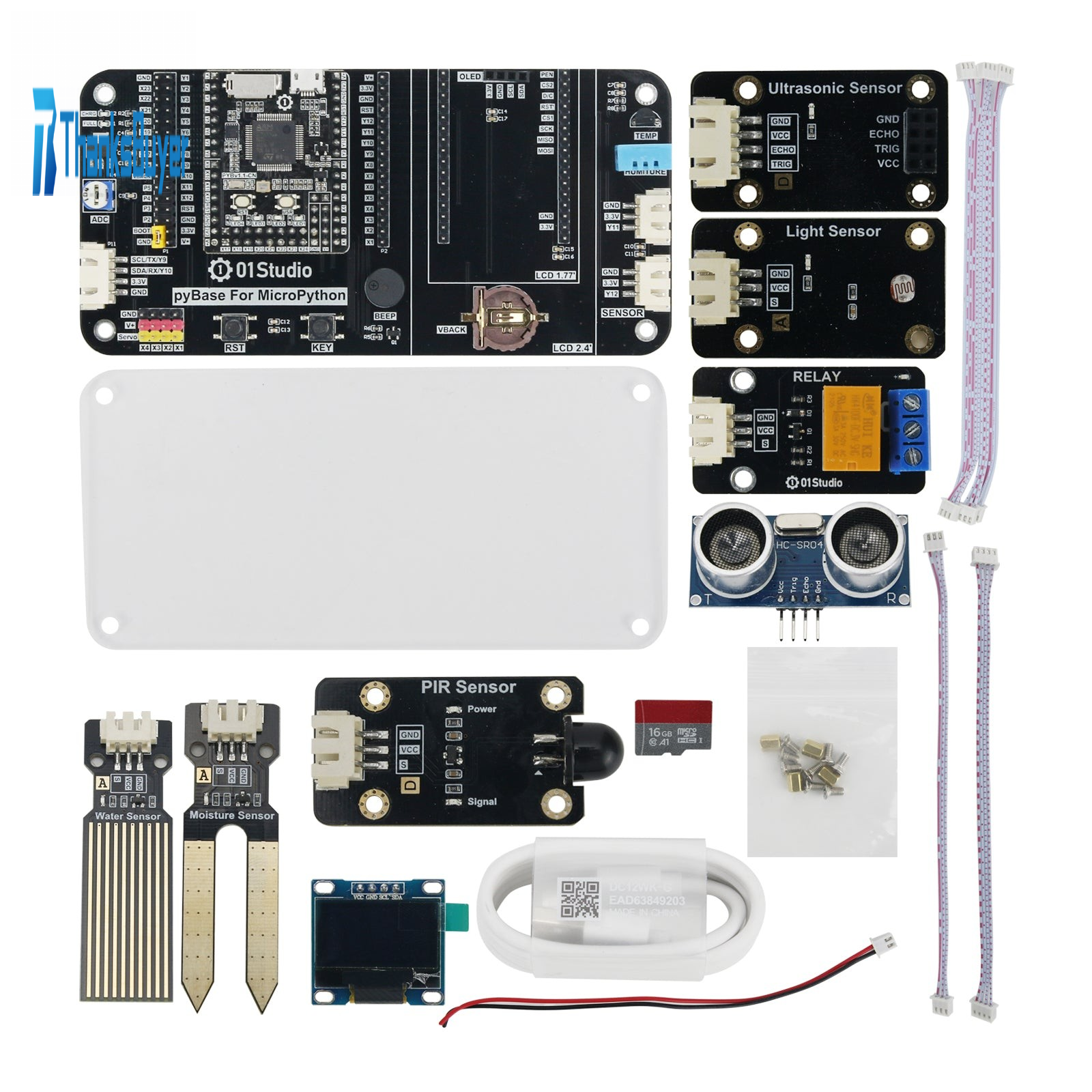 Kit For STM32 MCU Micropython Programming Micropython pyBoard with Mul