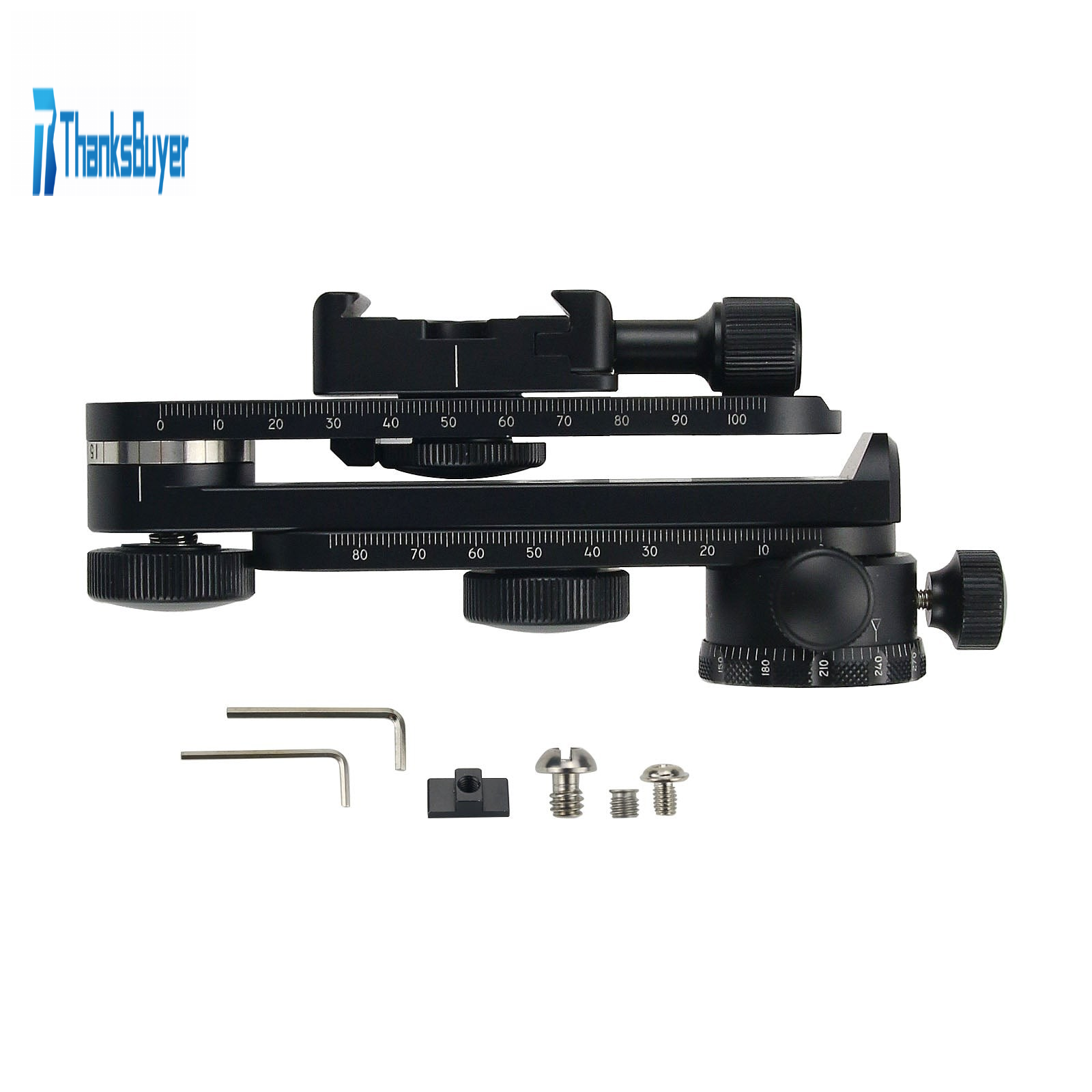 CR-30C Mini Panoramic Head Panoramic Tripod Head with Clamp Load 2KG F