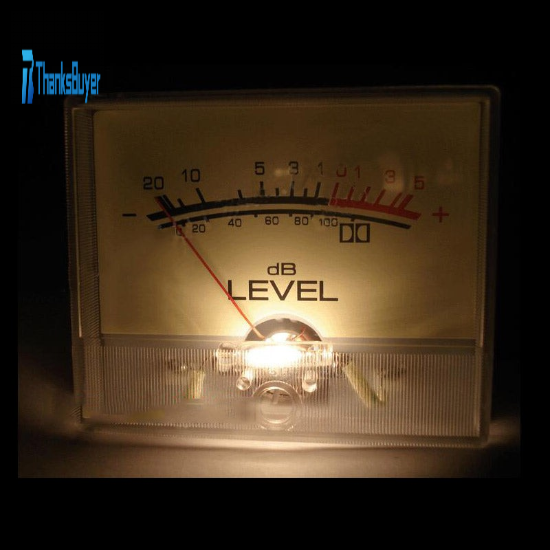 Power Amplifier Luminous VU Meter DB Level Meter Audio Level Indicator