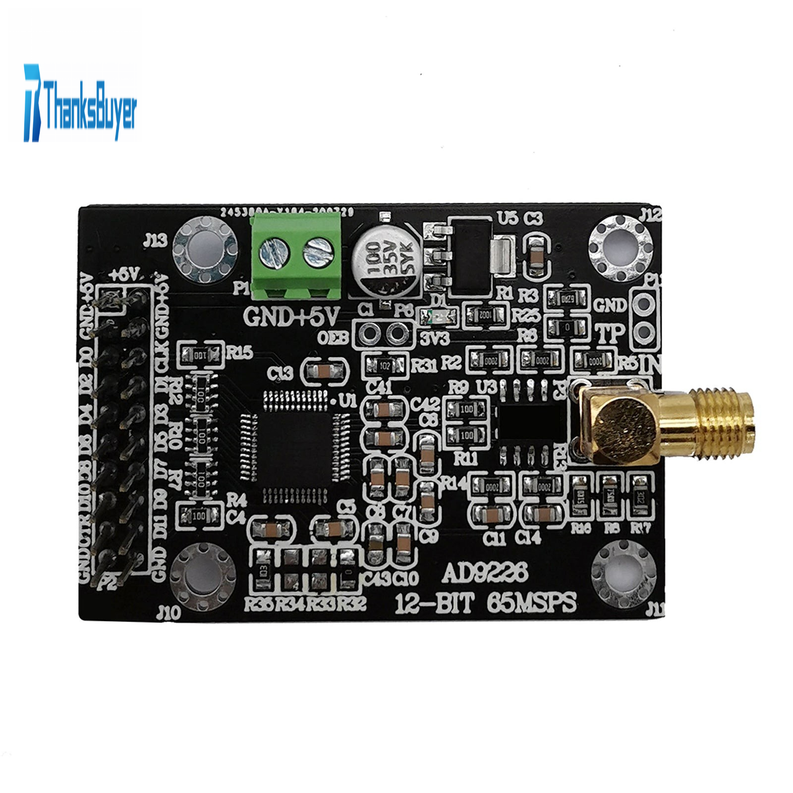 AD9226 QFP48 Version High-Speed ADC Module 65M Sampling Data Acquisiti