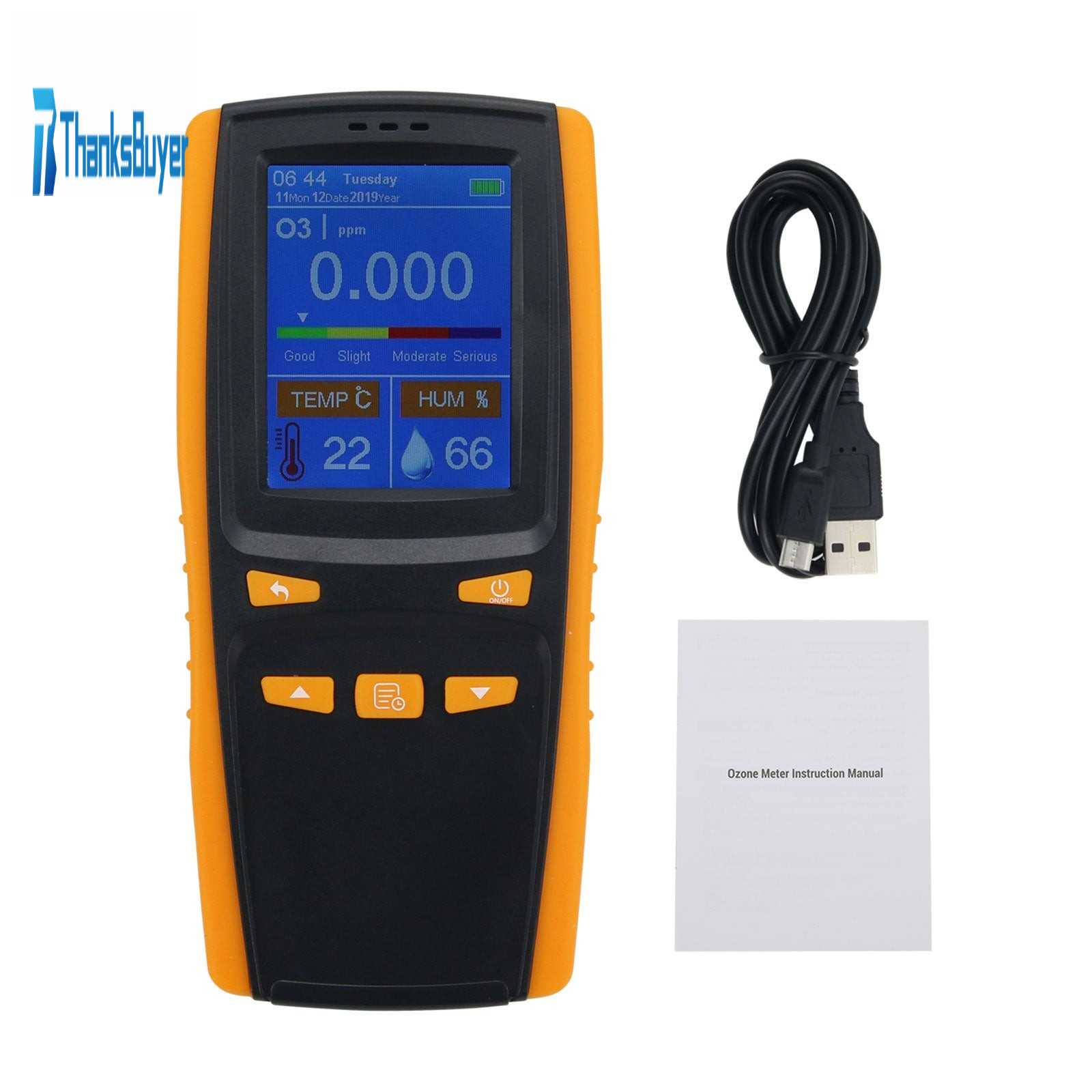 DM509-O3 Handheld Ozone Detector Ozone Meter O3 Detector Air Quality D