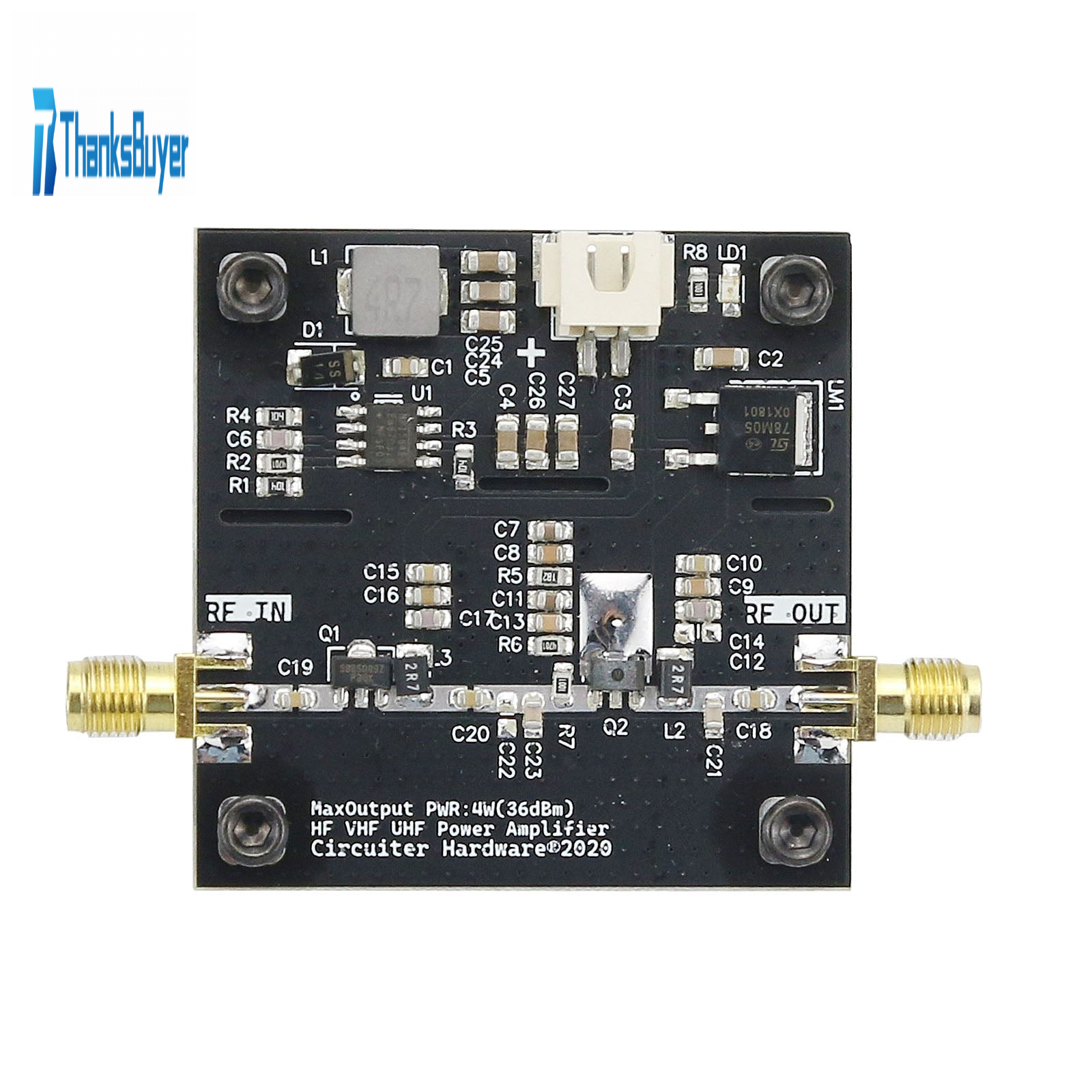 SBB5089 0.5~800MHz Microwave Power Amplifier VHF UHF RF Power Amplifie