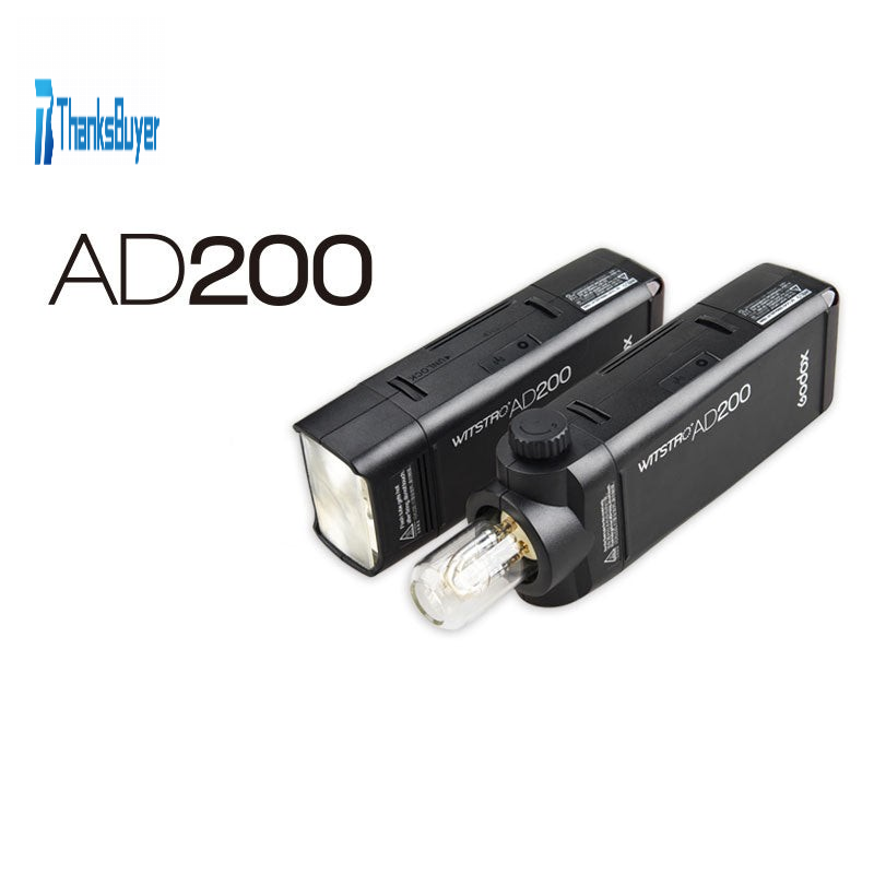 Godox WITSTRO AD200 Pocket Flash 200W Flash Light High Speed With Flas