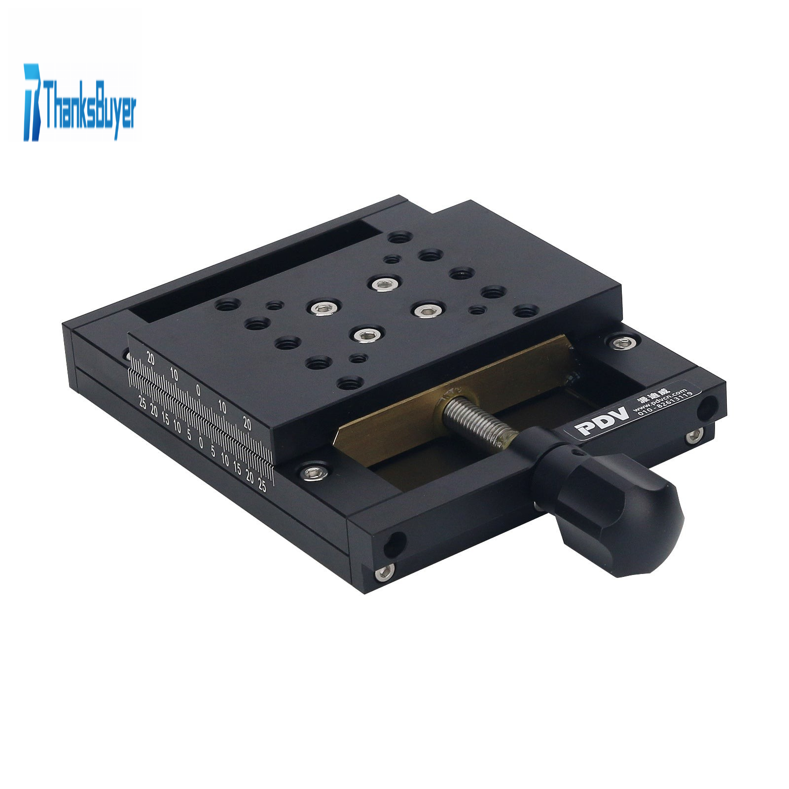 PT-SD102P X Axis Manual Linear Stage 50mm Translation Stage Manual Pla