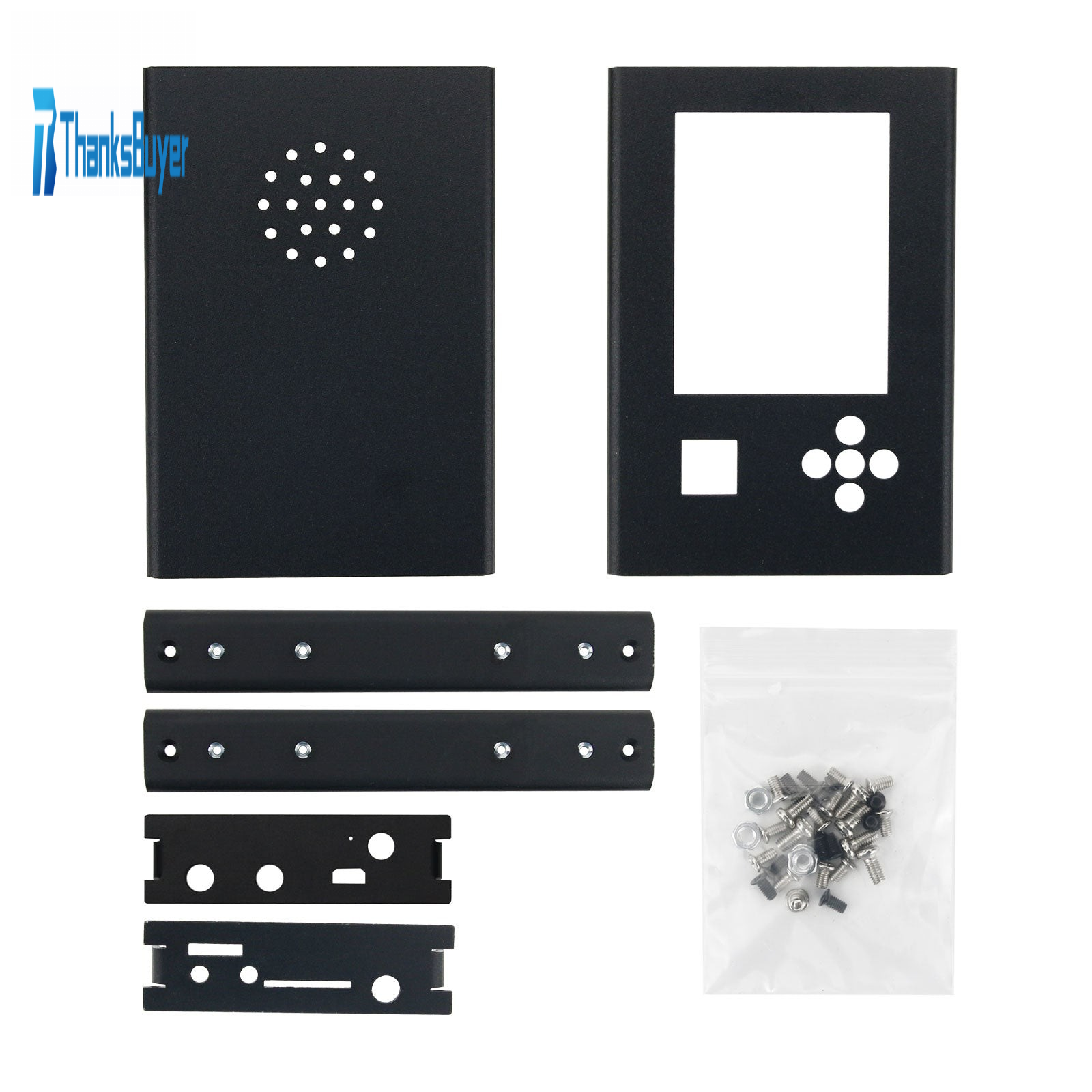 Black Metal Case Aluminum Case Shell For PortaPack H2 Case HackRF One