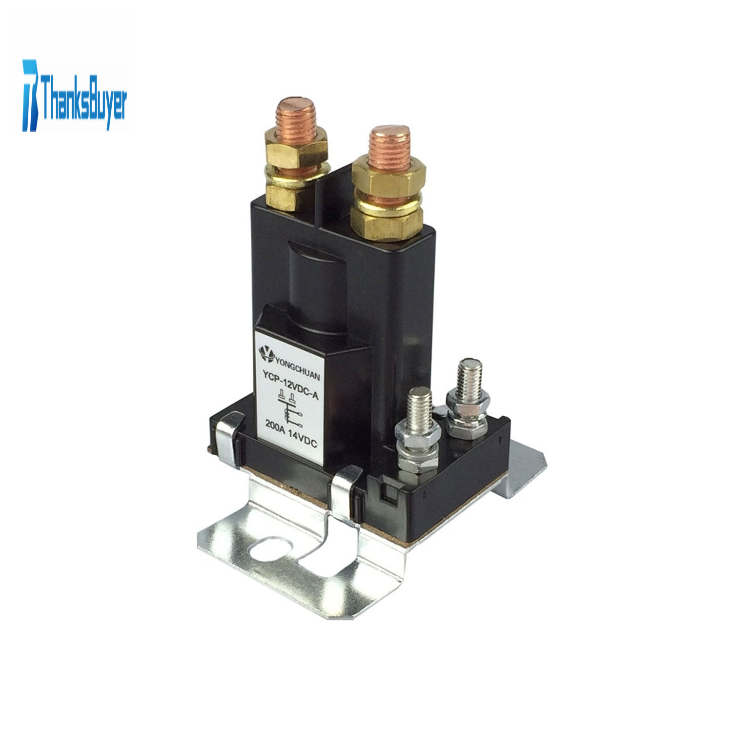 Waterproof 48V 200A High Power and High Current Relay DC Contactor wit