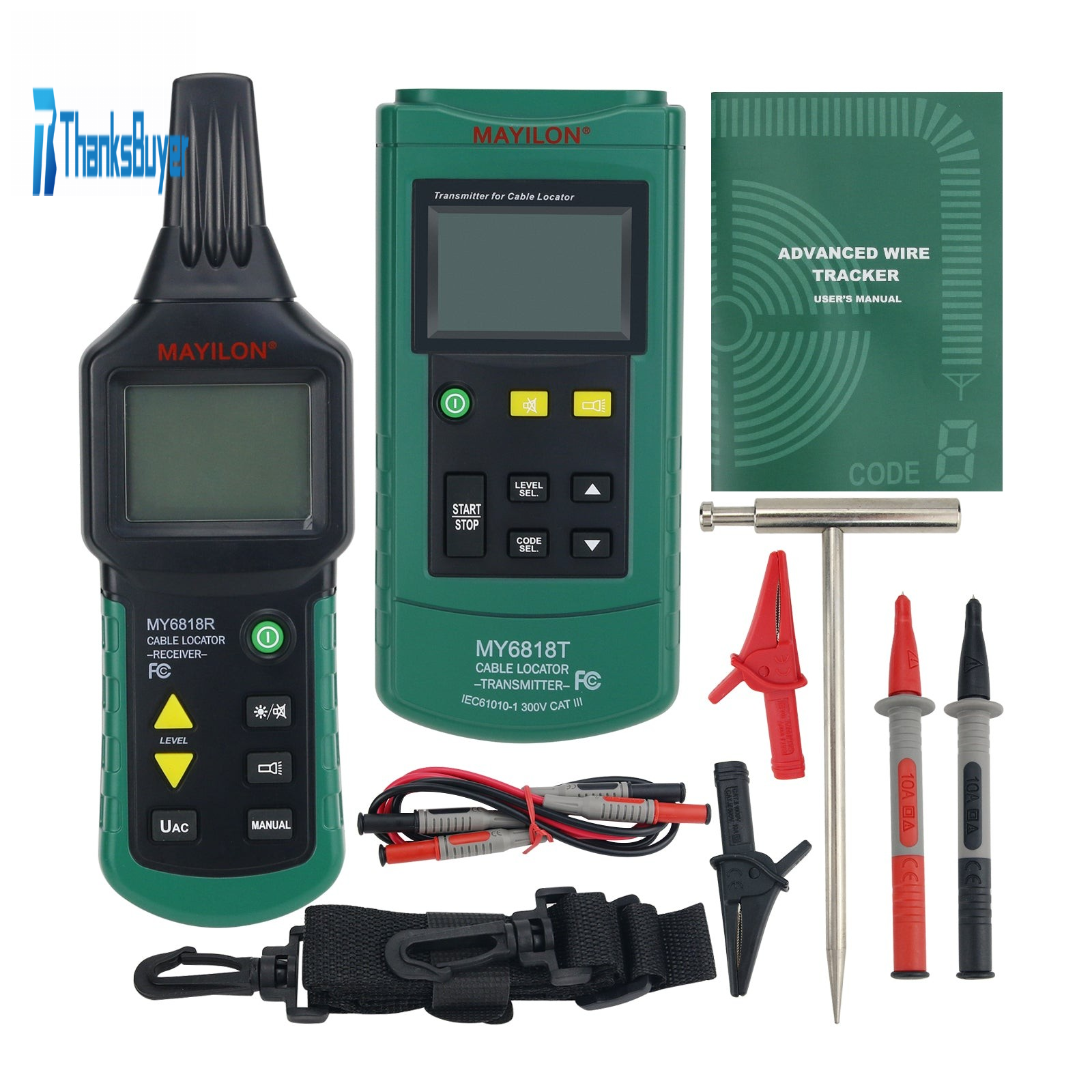 MY6818 Underground Cable Locator Advanced Wire Tracker for Network Tel