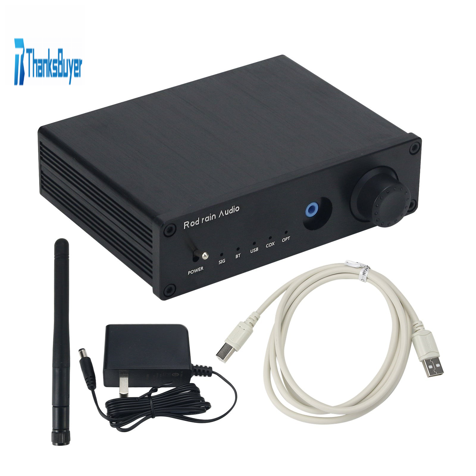 Rod Rain Audio Dual PCM1794 Bluetooth DAC Headphone Amplifier QCC5125