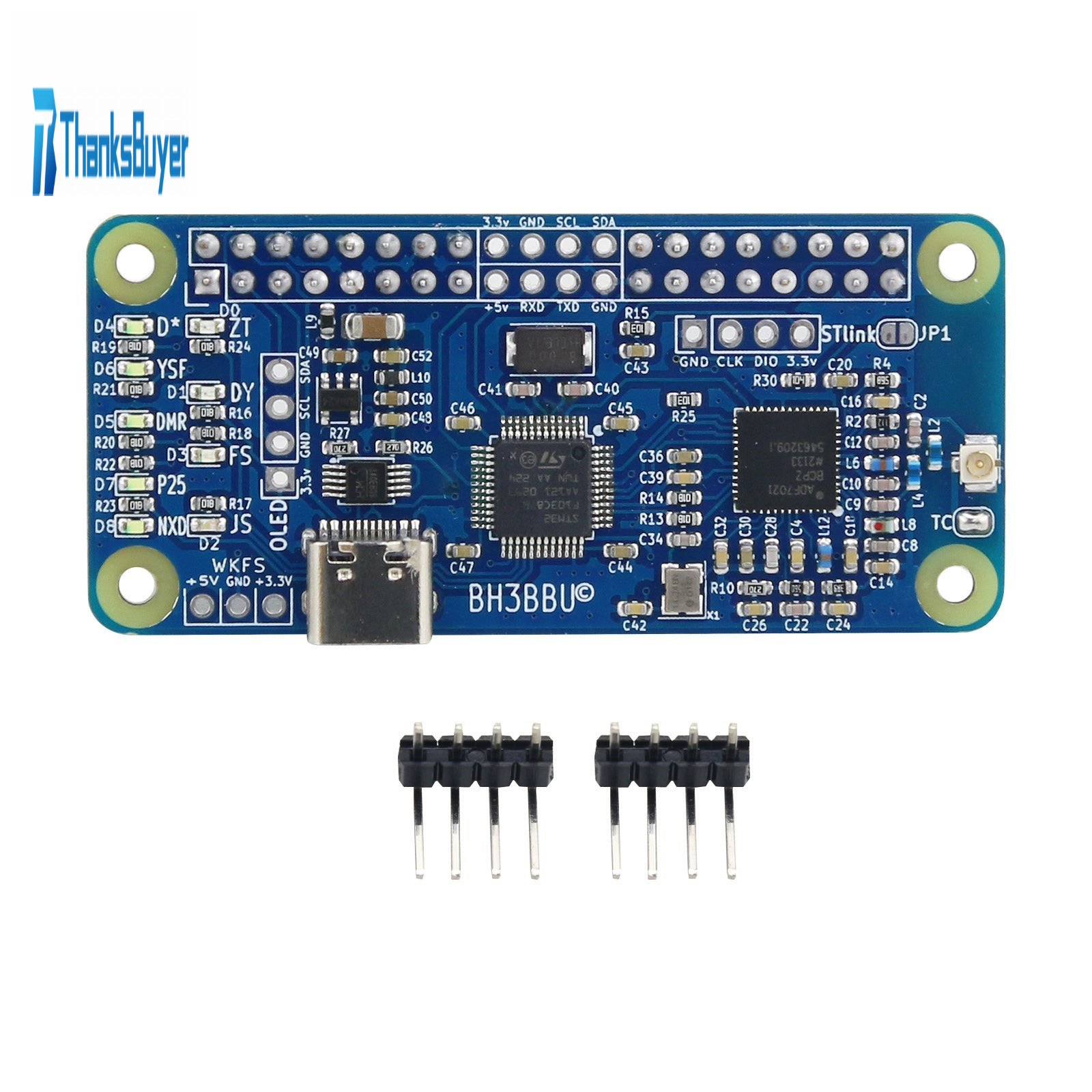 Mini Simplex Hat Hotspot Main Board for MMDVM Digital Modem Box Suppor