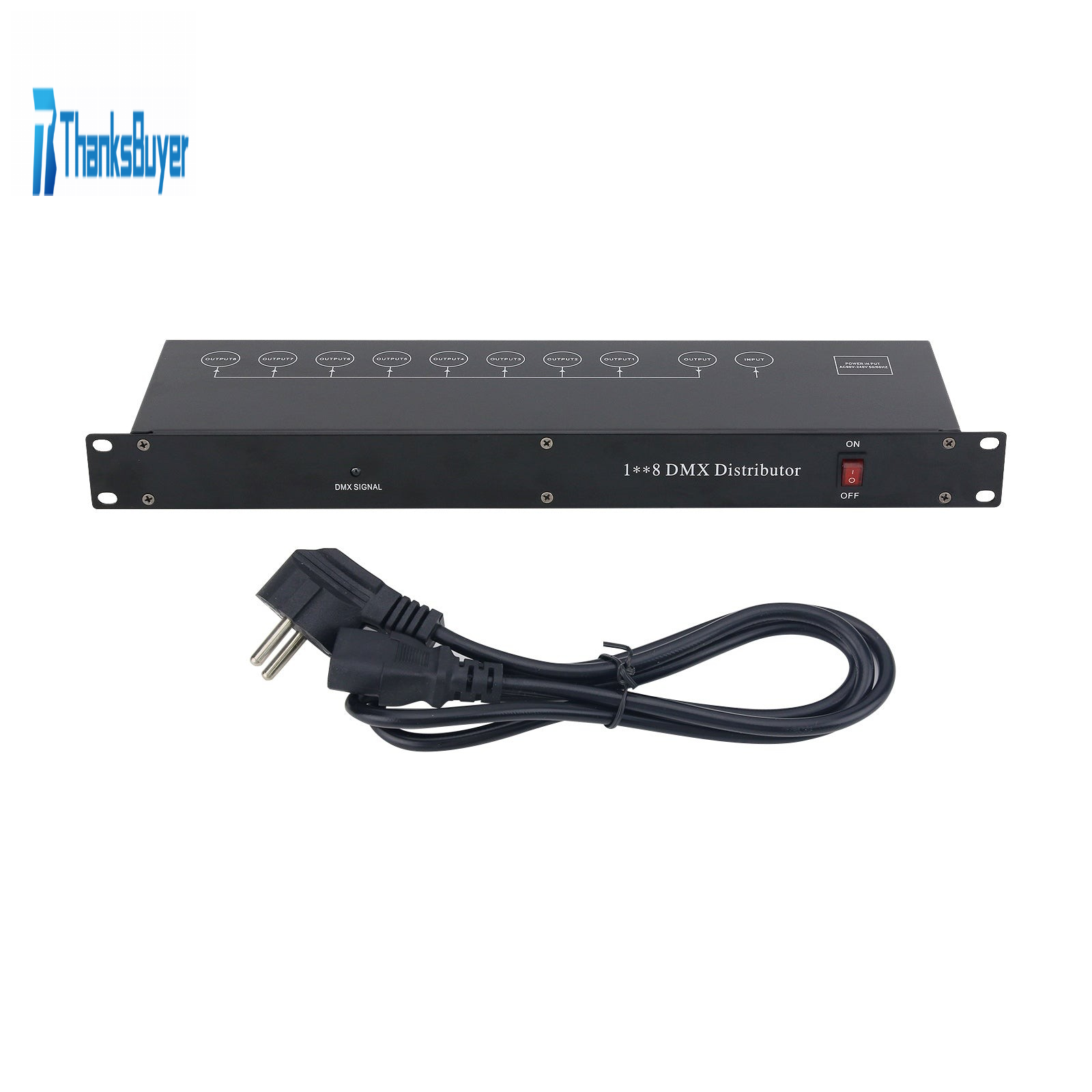 DMX512 8CH DMX Distributor DMX Amplifier DMX Splitter (Standard Versio