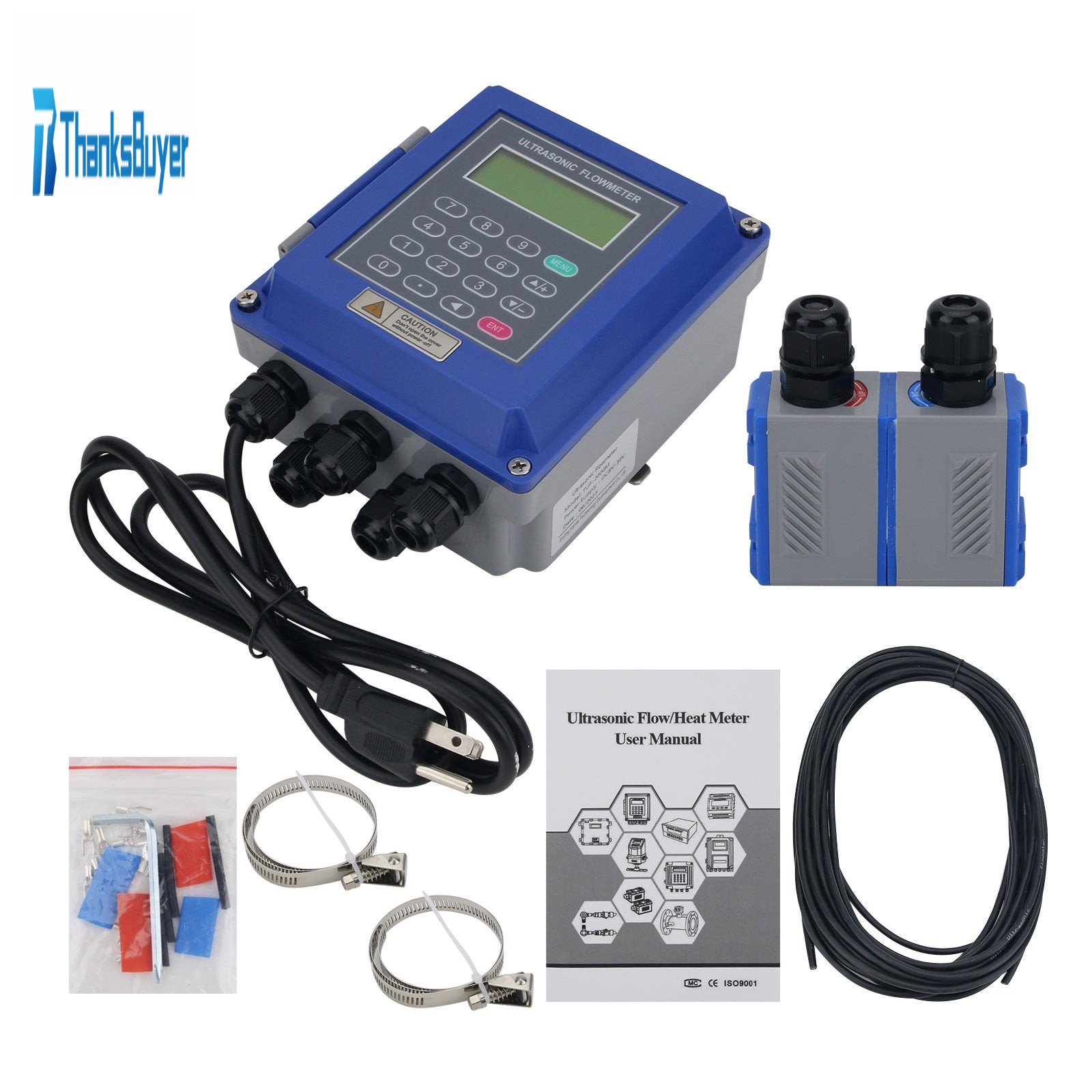 TUF-2000B High Performance Ultrasonic Flow Meter with TM-1 DN50-700mm
