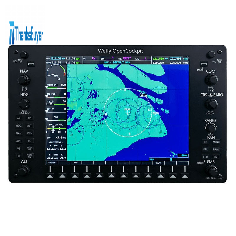 Wefly OpenCockpit G1000 MFD Multi Function Display Plug-and-Play 10.4&