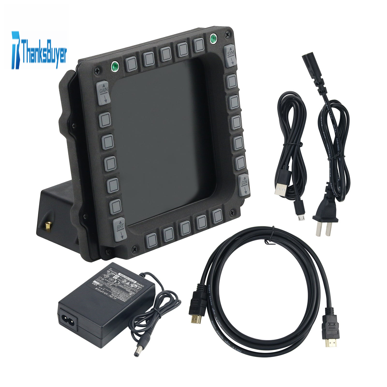 Replace Board for DPI PC USB F16MFD Cockpit Flight Simulator MFD Meter