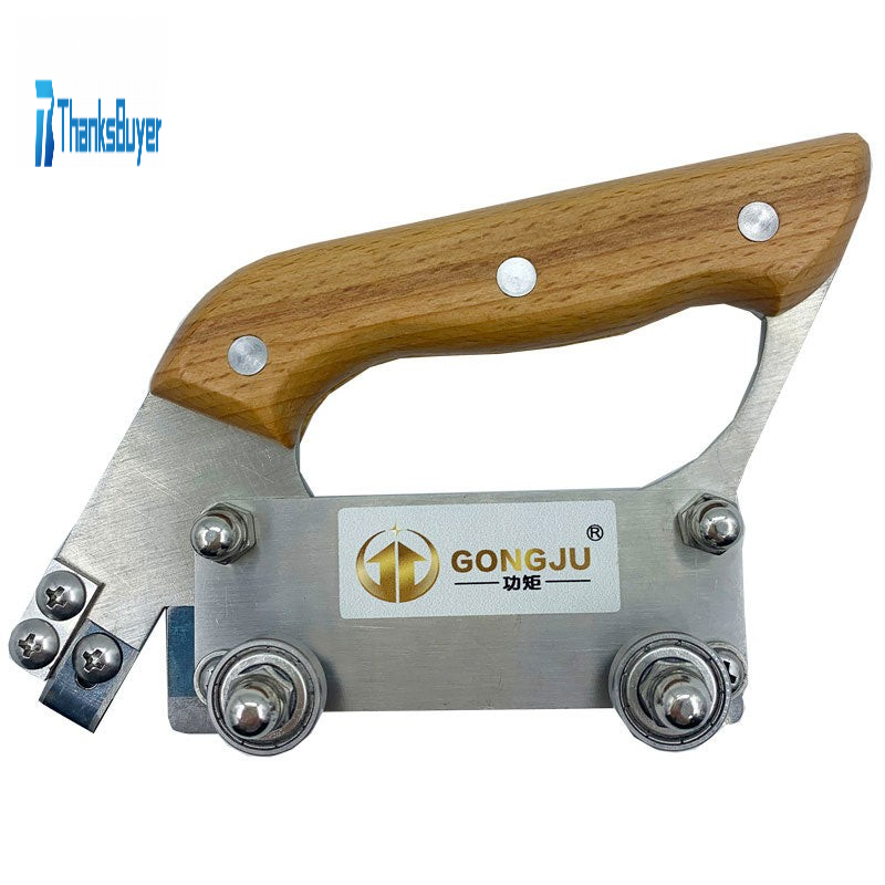 PVC Plastic Floor Groover Mini Floor Construction Tool Beech Wood Hand