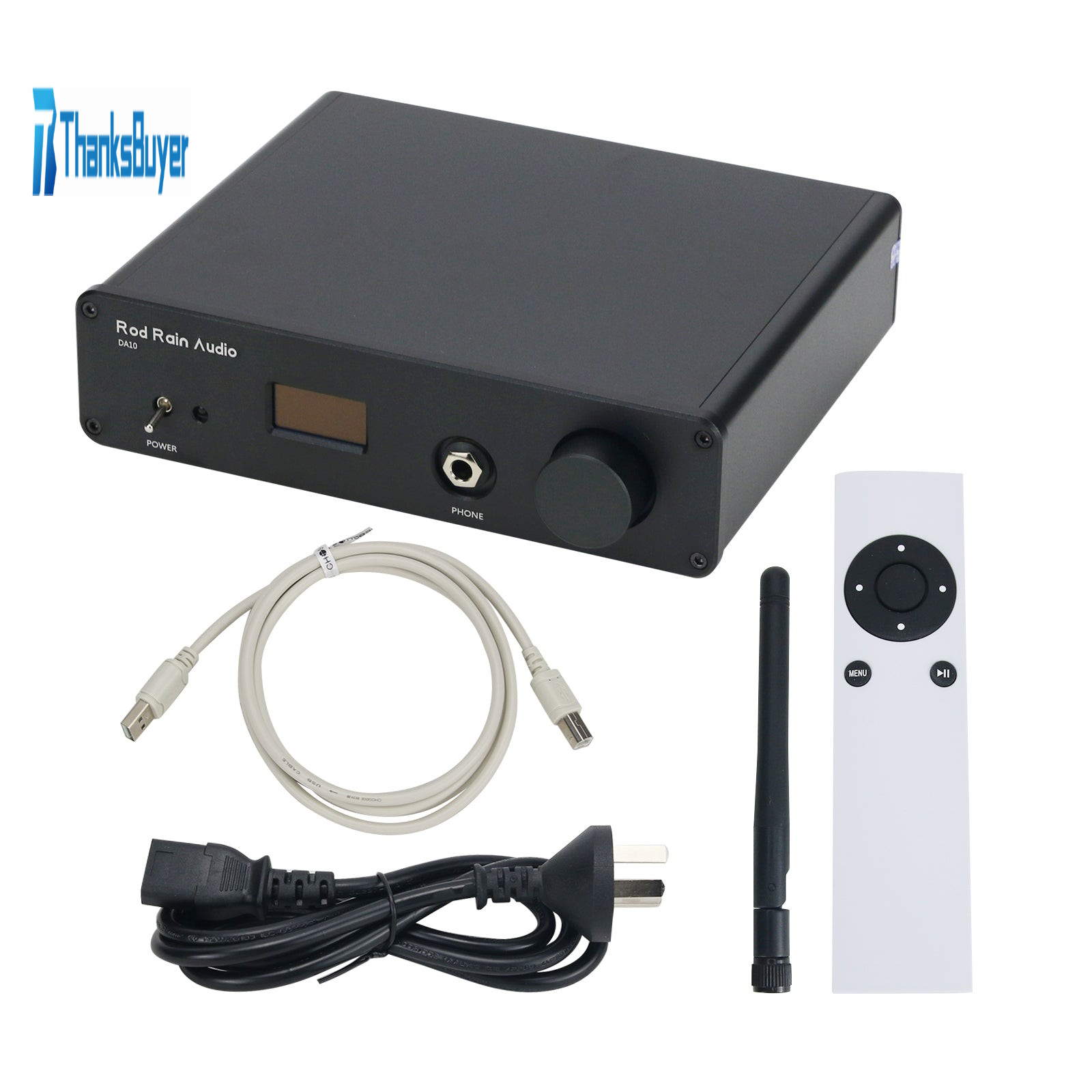 Rod Rain Audio DA10 BT5.1 Bluetooth DAC Headphone Amplifier USB Digita