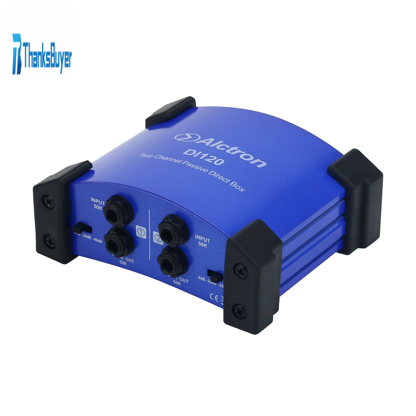 Alctron DI120 Blue Two Channel Passive Direct Box DI Box for Electric