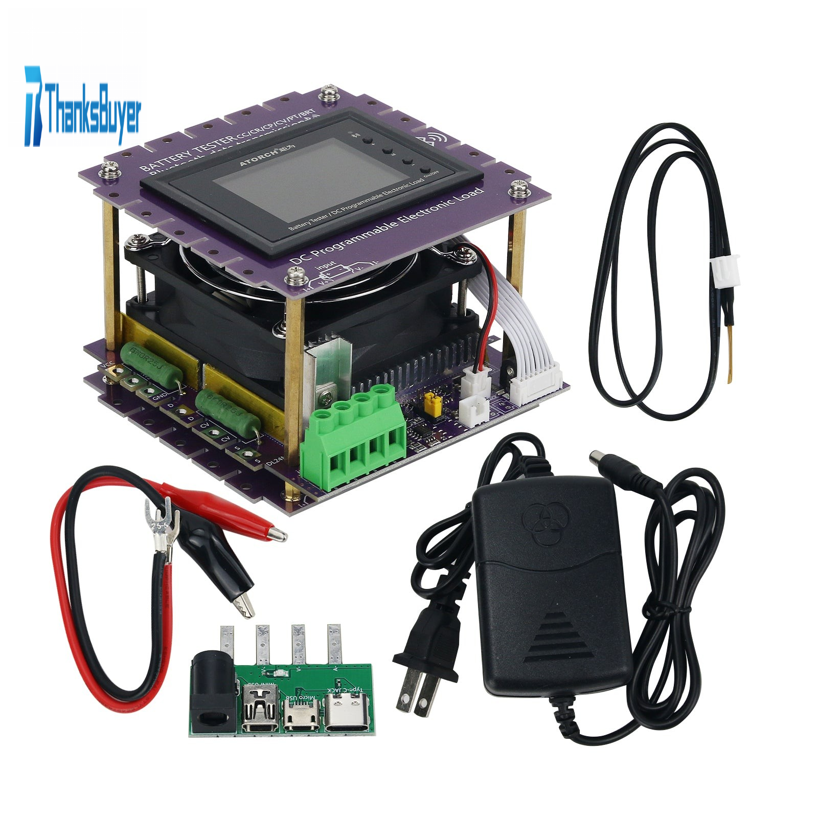 DL24MP-150 200V 150W DC Programmable Electronic Load Battery Tester Bl